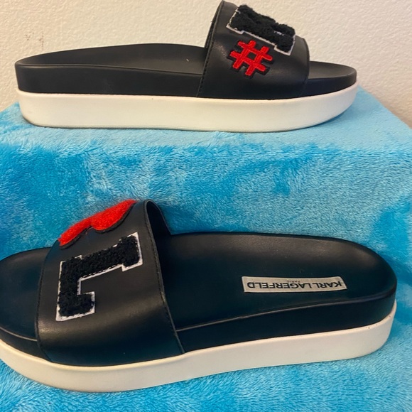 Karl Lagerfeld | Shoes | Karl Lagerfeld Slides | Poshmark